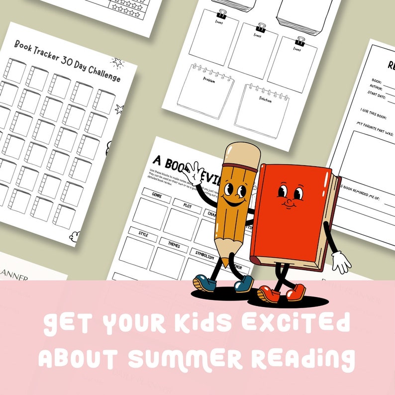 The Ultimate Summer Reading Bundle Track, Review, Retell,summarize ...