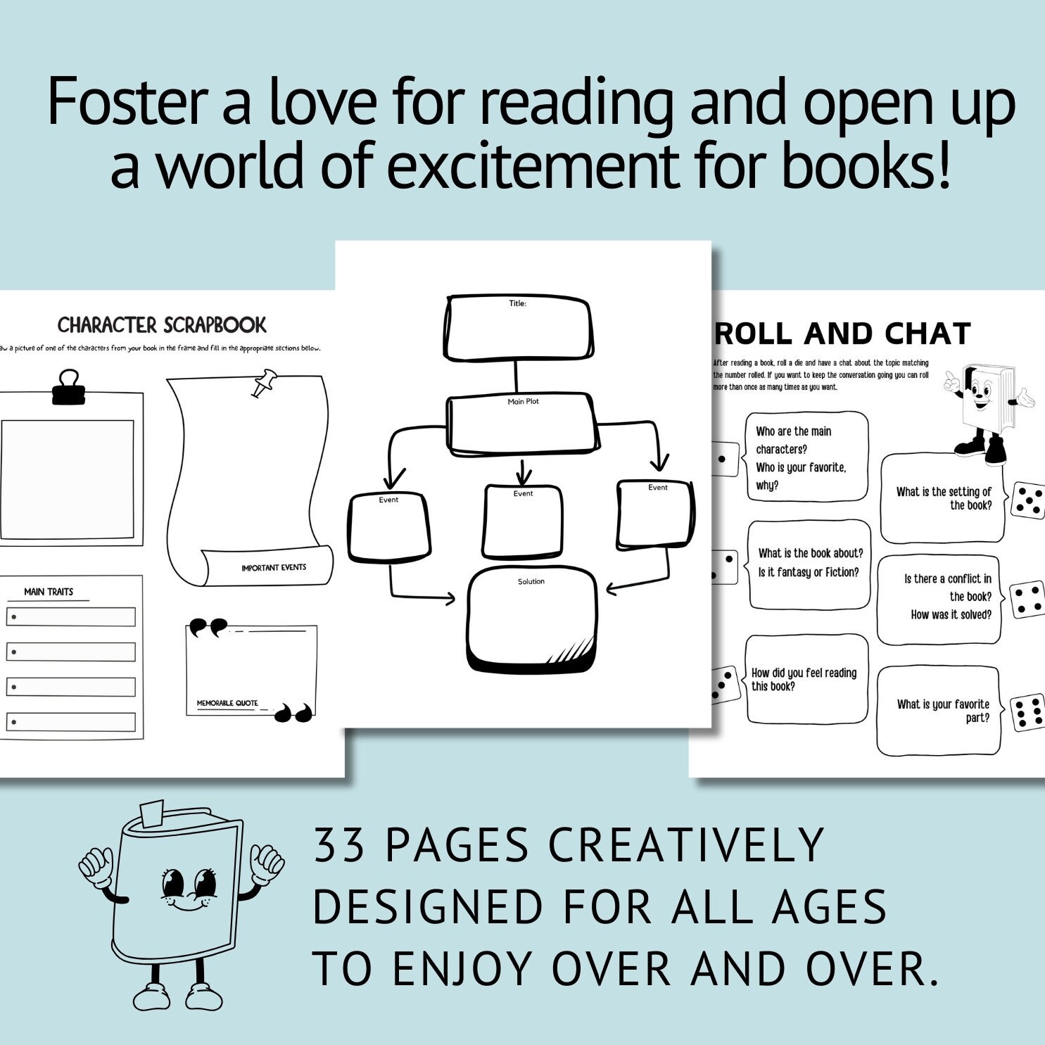 The Ultimate Summer Reading Bundle Track, Review, Retell,summarize ...