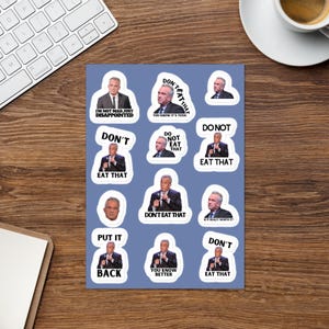 RFK Jr Meme Sticker Sheet 12 Funny Pro Health Vinyl Stickers Unique ...