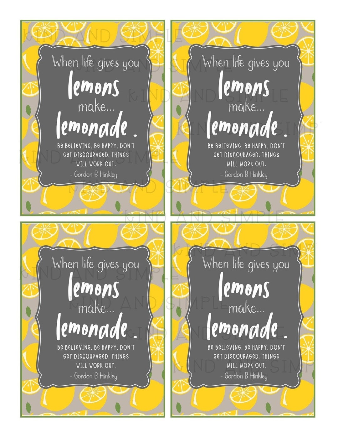 When Life Gives You Lemons - Etsy