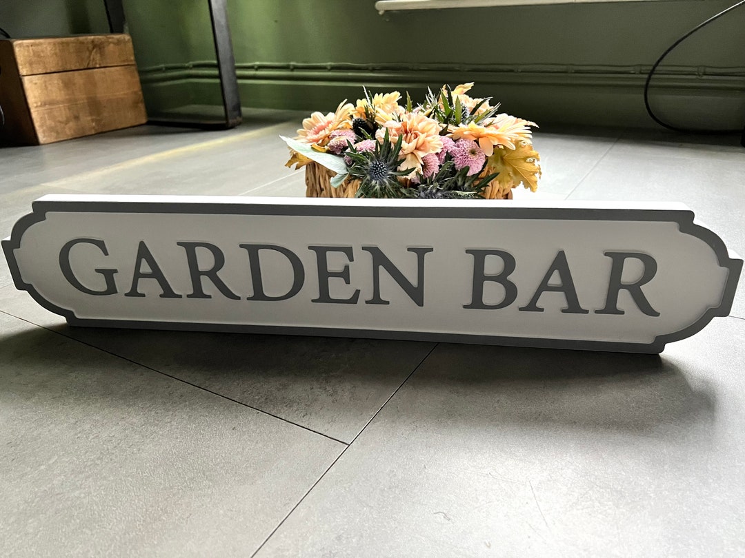 Garden Bar Sign - Etsy