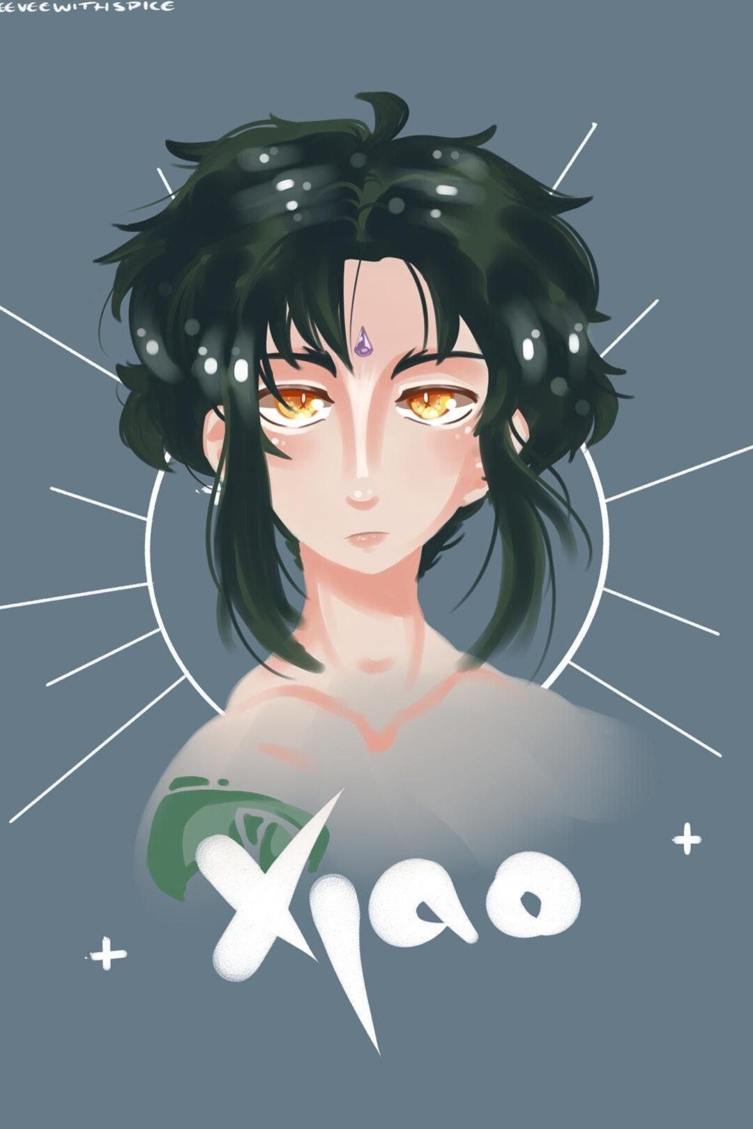 Xiao From Genshin Impact_a4 Poster - Etsy