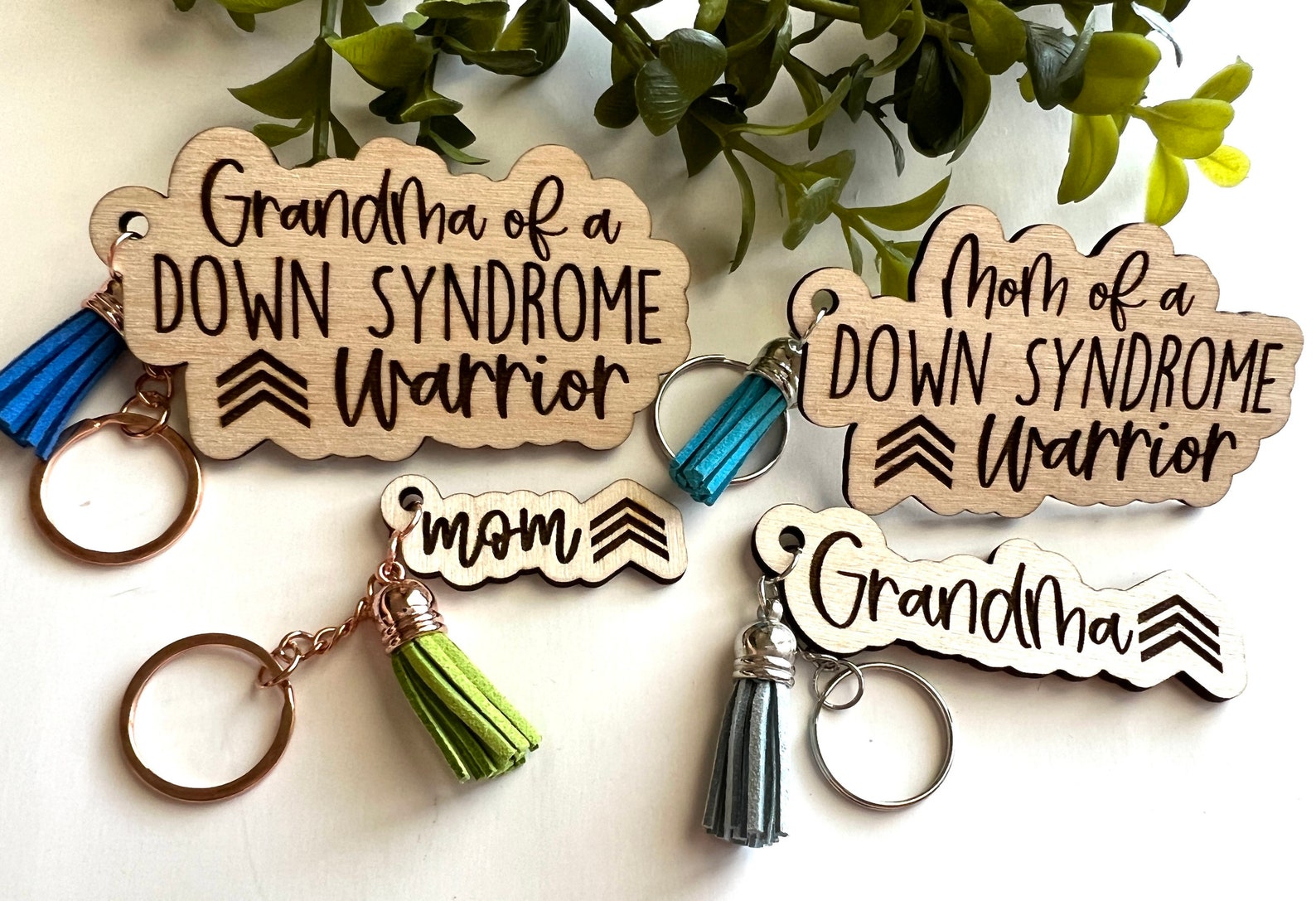Autism Down Syndrome Mom Grandma Keychain SVG, Down Syndrome Warrior ...