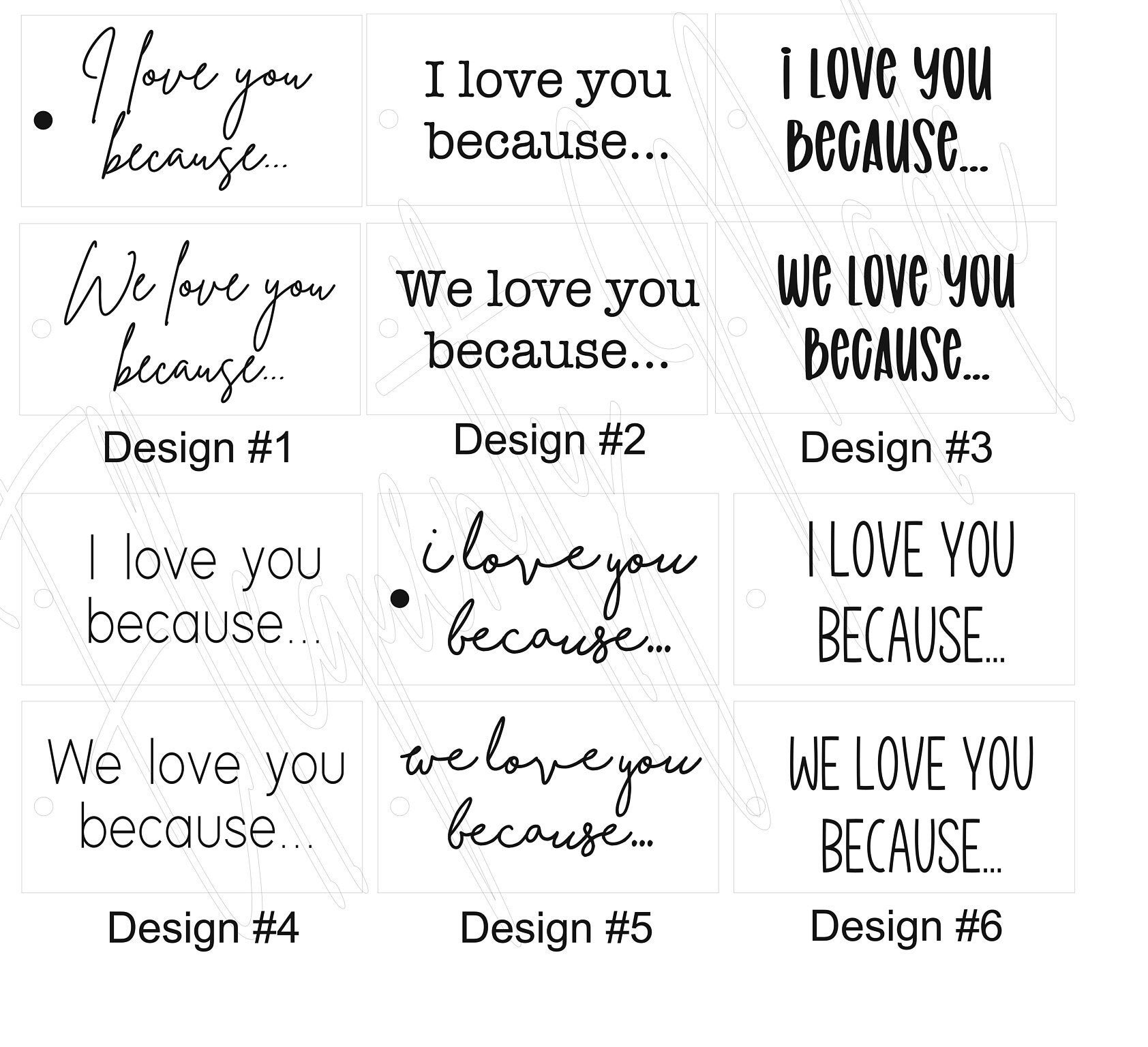 I or We Love You SVG Digital Download, Spouse Gift, Anniversary Gift ...