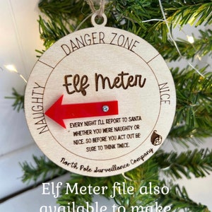 Elf Message, Christmas Digital Cut File, Glowforge File, Christmas SVG ...