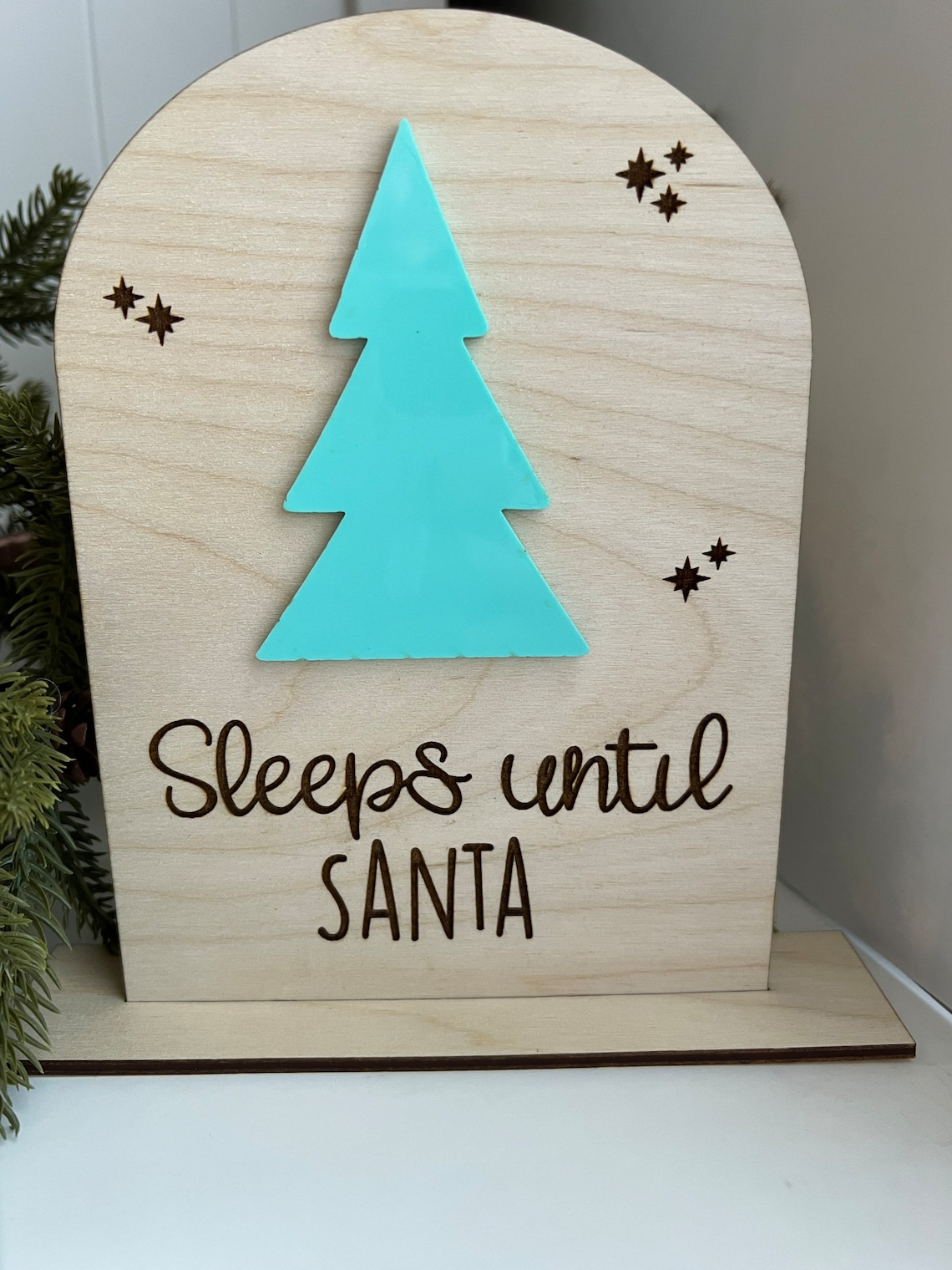 Sleeps Until Santa Visits SVG Digital Download Dry Erase - Etsy