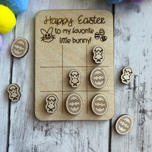 Easter Tic Tac Toe SVG ONLY, Bunny, Eggs, Carrots, Laser Cut File ...