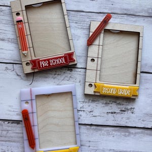 First & Last Day of School Picture Frame SVG, School Picture Frame ...