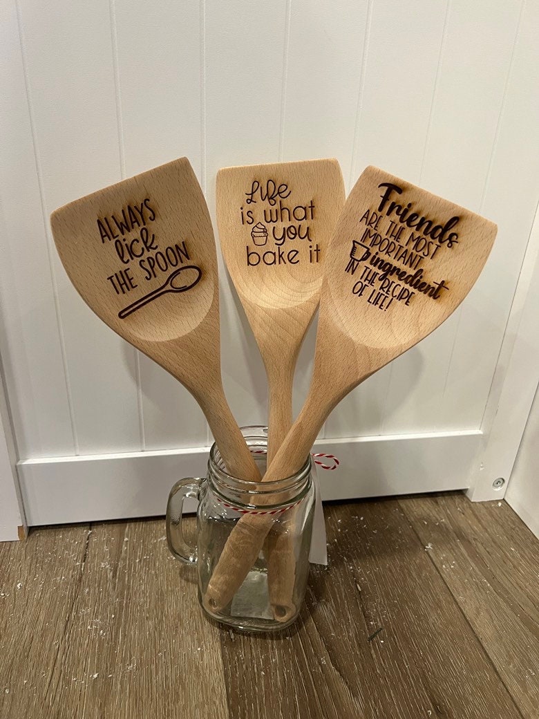 Wooden Spoon SVG Digital Download, Friend Gift, Made With Love, Wood ...