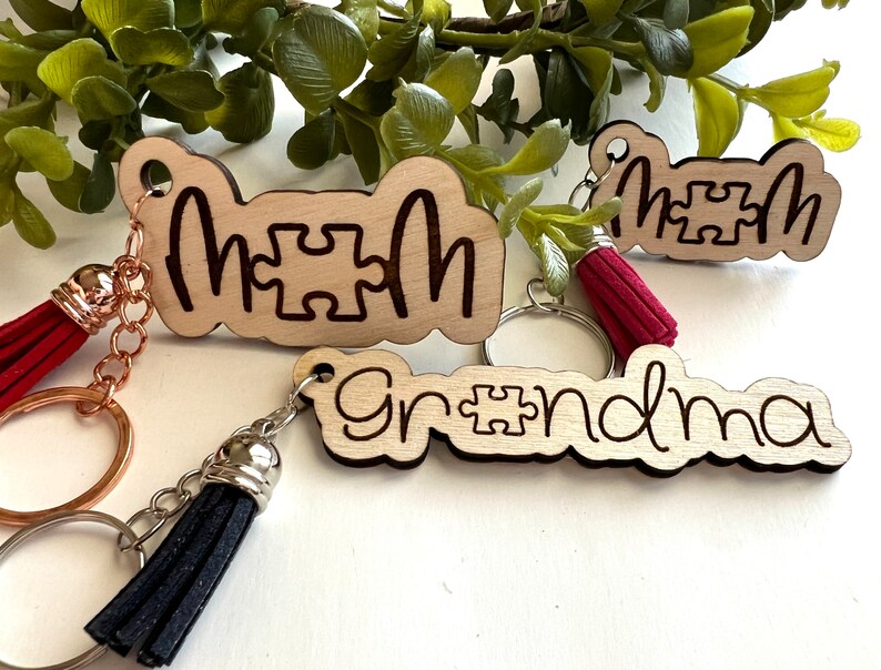 Autism Down Syndrome Mom Grandma Keychain SVG, Down Syndrome Warrior ...