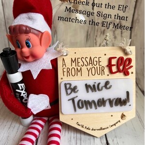 Elf Meter, Christmas Digital Cut File, Glowforge File, Christmas SVG ...