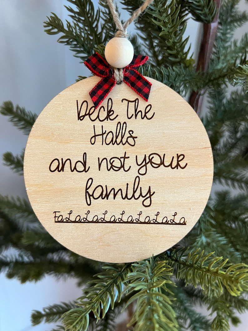 Deck the Halls and Not Your Family SVG Digital Download, Decks the ...