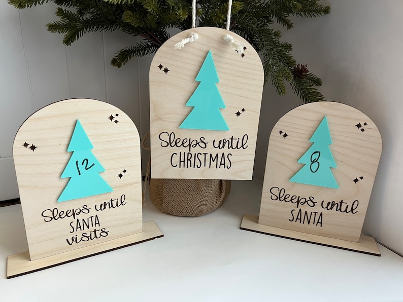 Sleeps Until Santa Visits SVG Digital Download, Dry Erase Santa ...