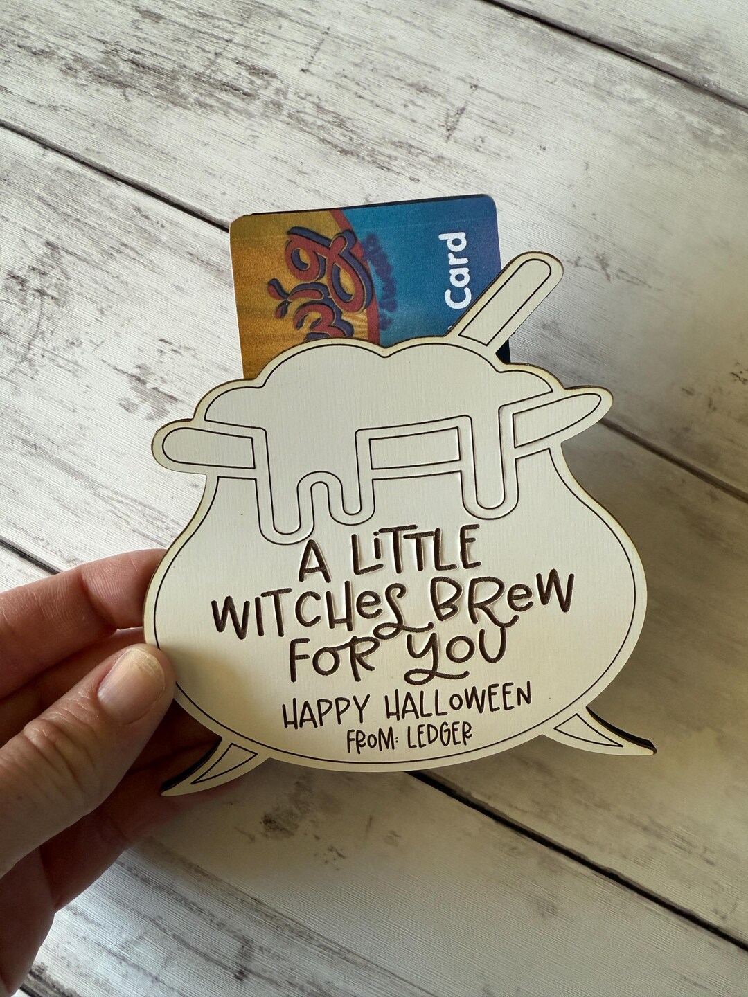 Witches Brew Halloween Gift Card Holder SVG, Digital Download, Cute ...