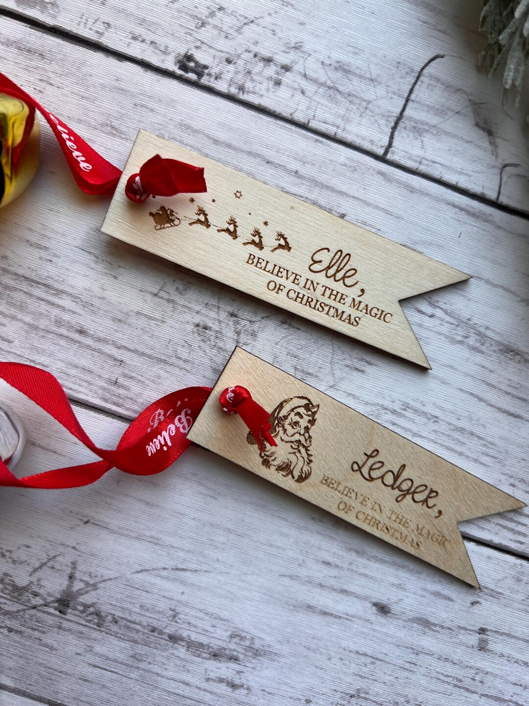 Personalized Believe Christmas Bell SVG, Believe in the Magic of ...