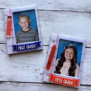 First & Last Day of School Picture Frame SVG, School Picture Frame ...
