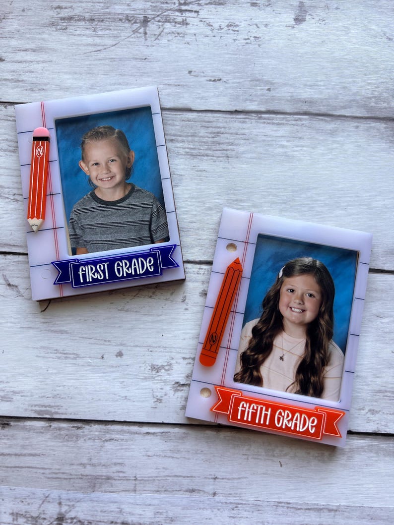 First & Last Day of School Picture Frame SVG, School Picture Frame ...