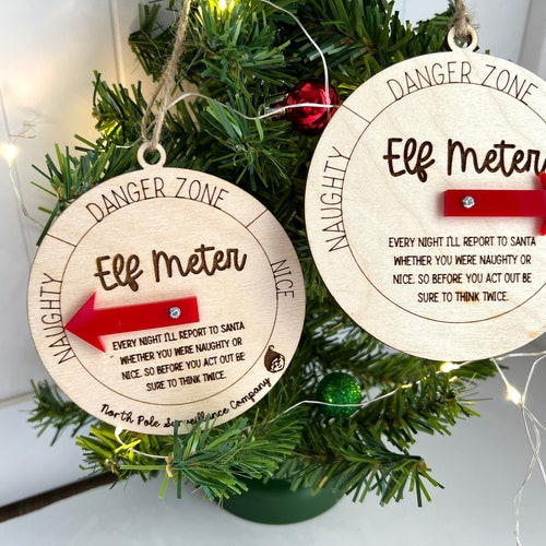 Elf Meter Christmas Digital Cut File Glowforge File - Etsy