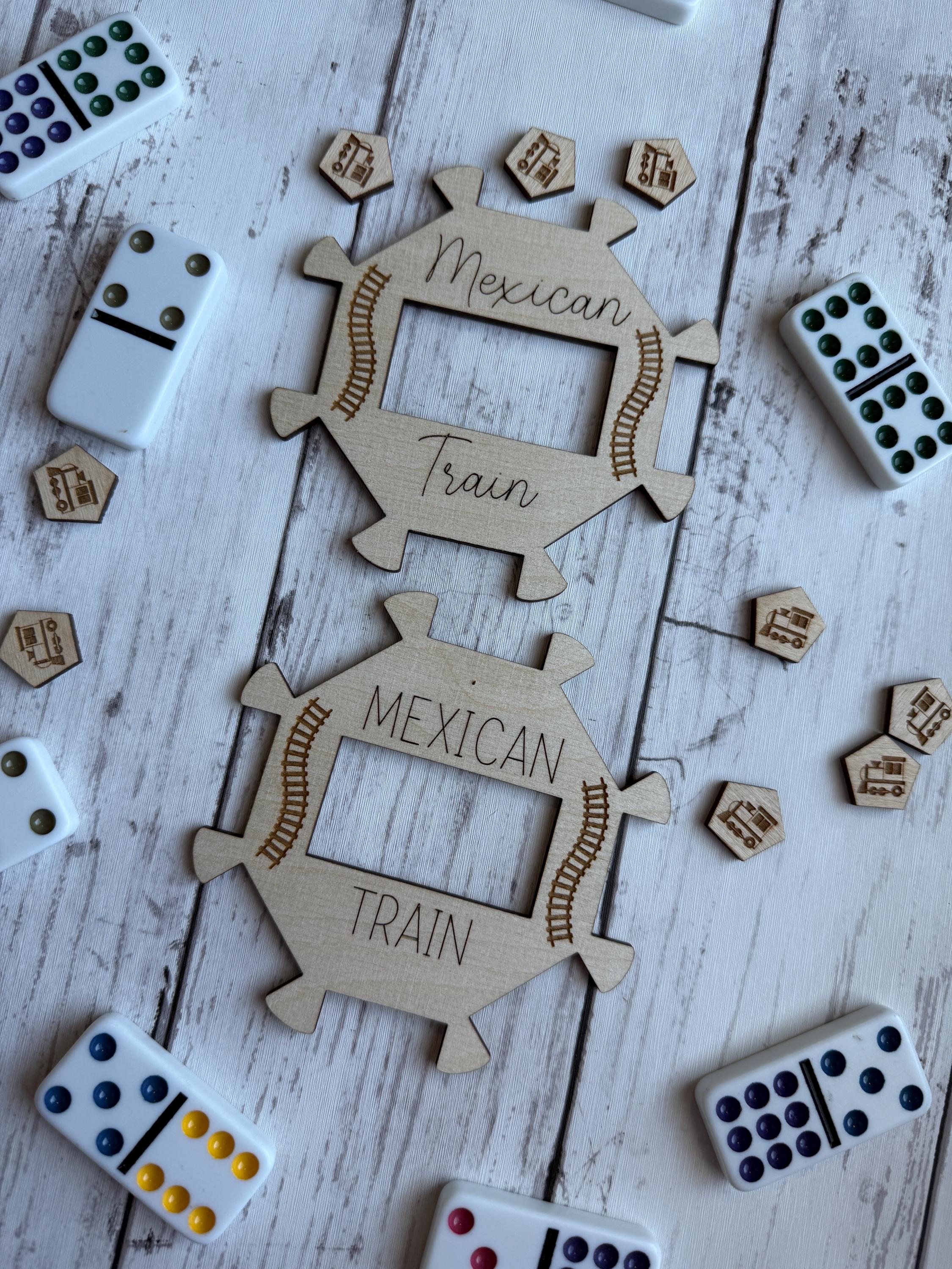 Family Mexican Train Game SVG, Digital Download, Domino Game, 8 Player ...