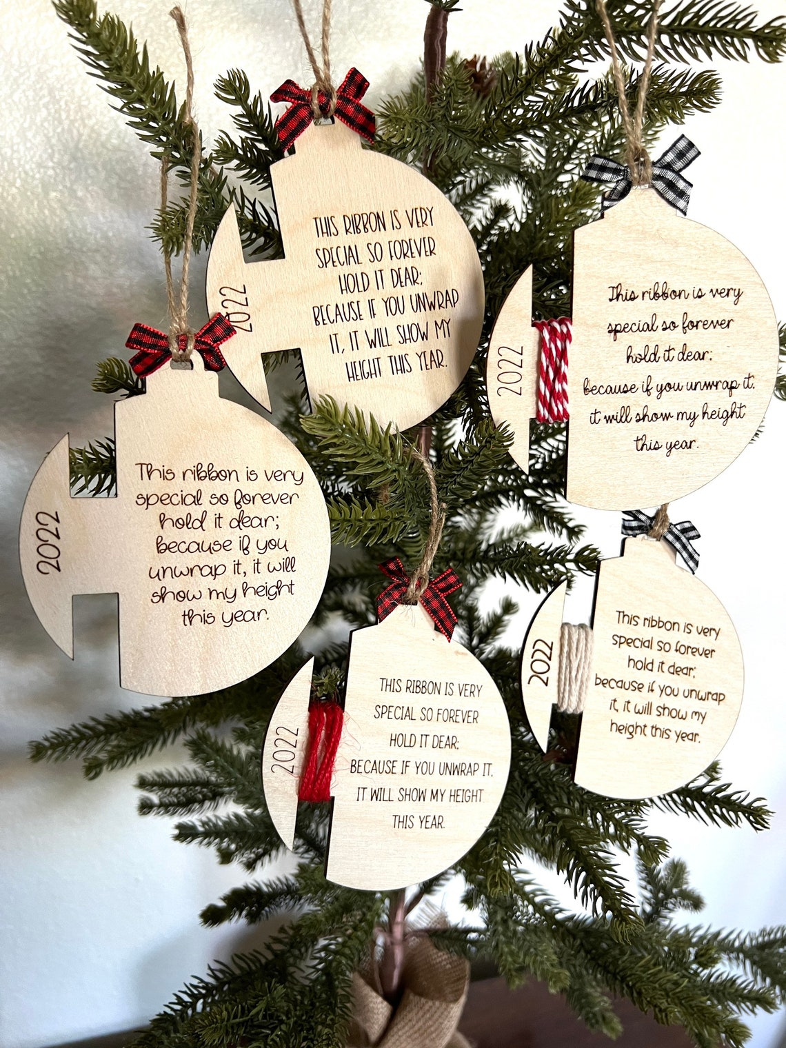 2025 Height Ornament SVG Digital Download, See How Much I've Grown ...