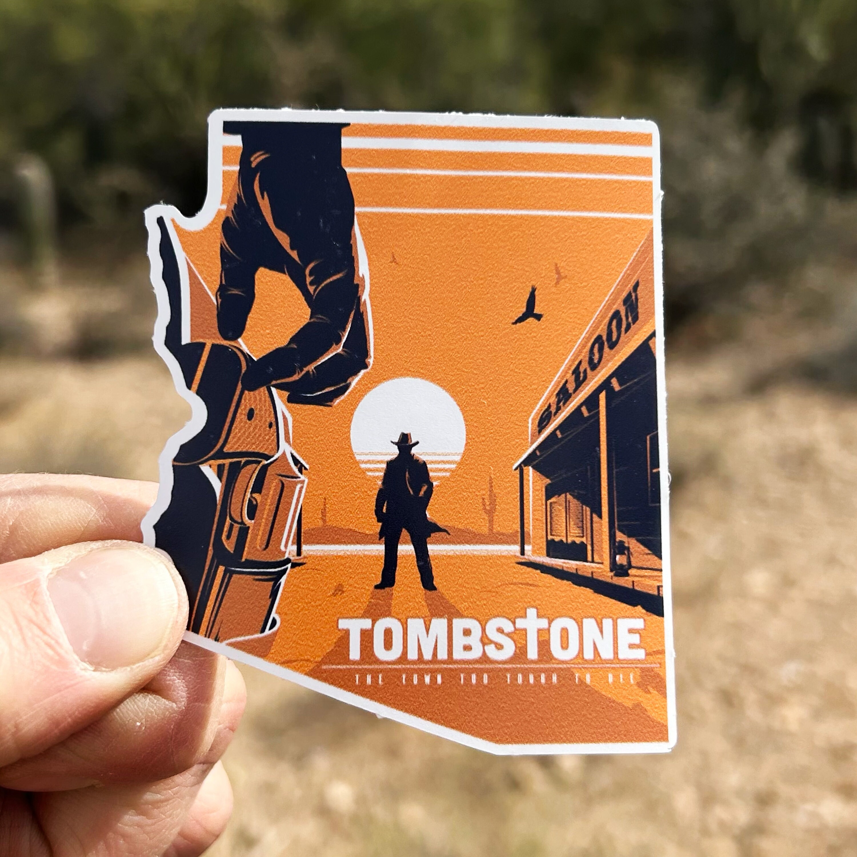 Tombstone AZ State, Laptop, Water Bottle, Cooler, Journal, Phone - Etsy