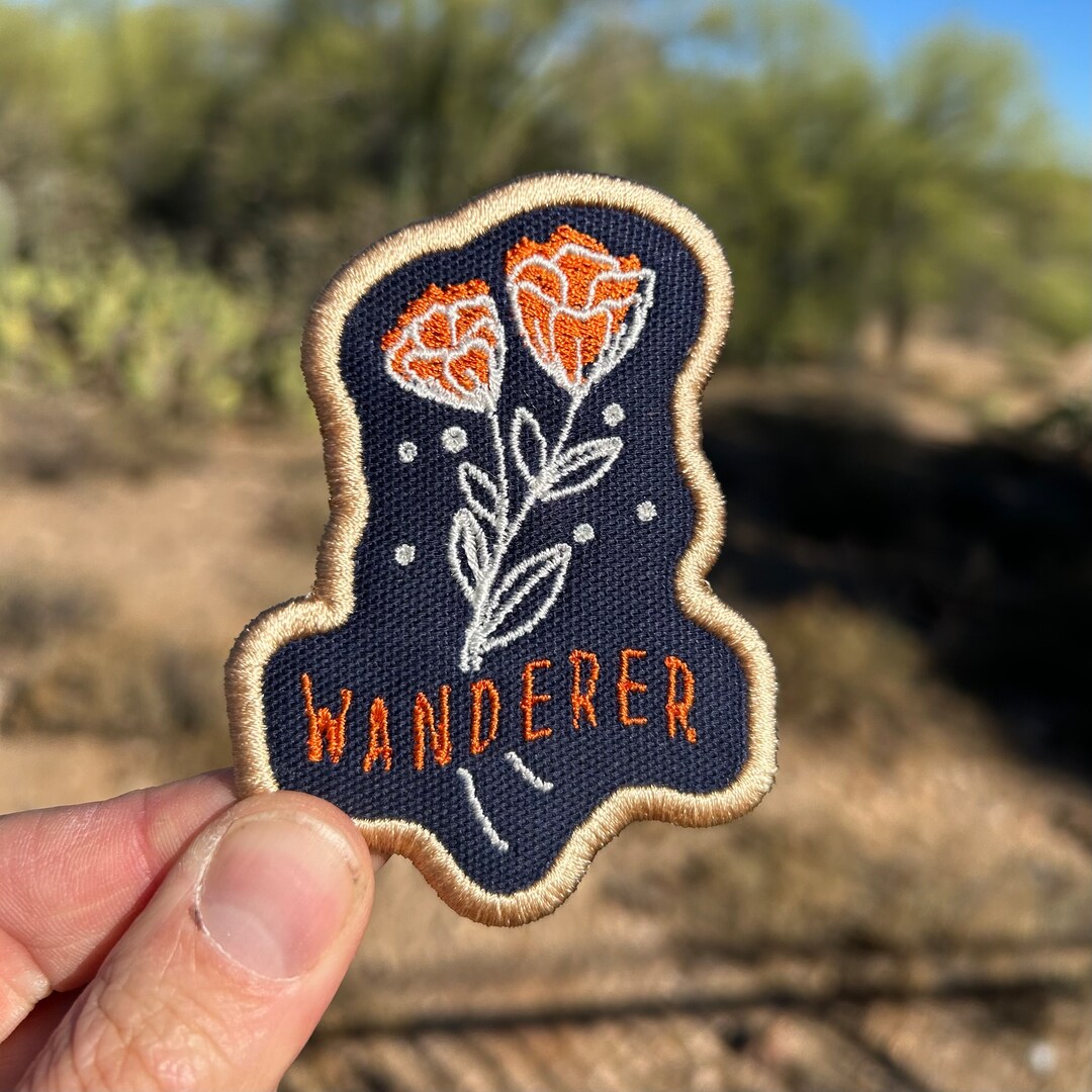 Wanderer Iron on Patch, Backpack, Jacket, Hat - Etsy