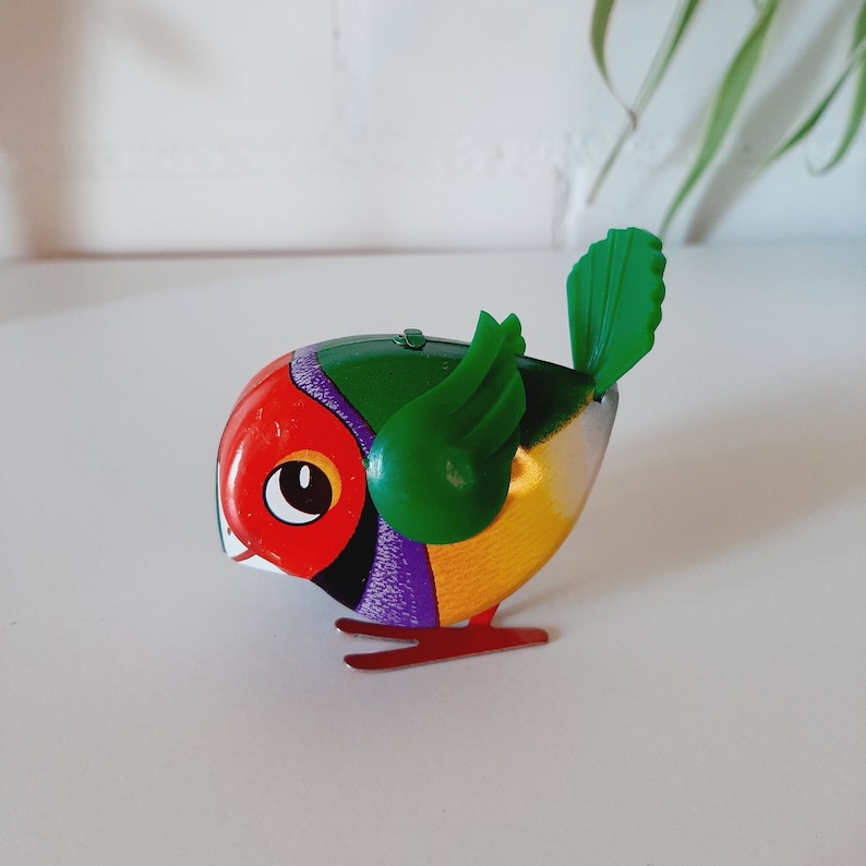 Lehmann Wind-up Tin Bird "lilo" - West Germany 1960s - Vintage DDR Toy ...