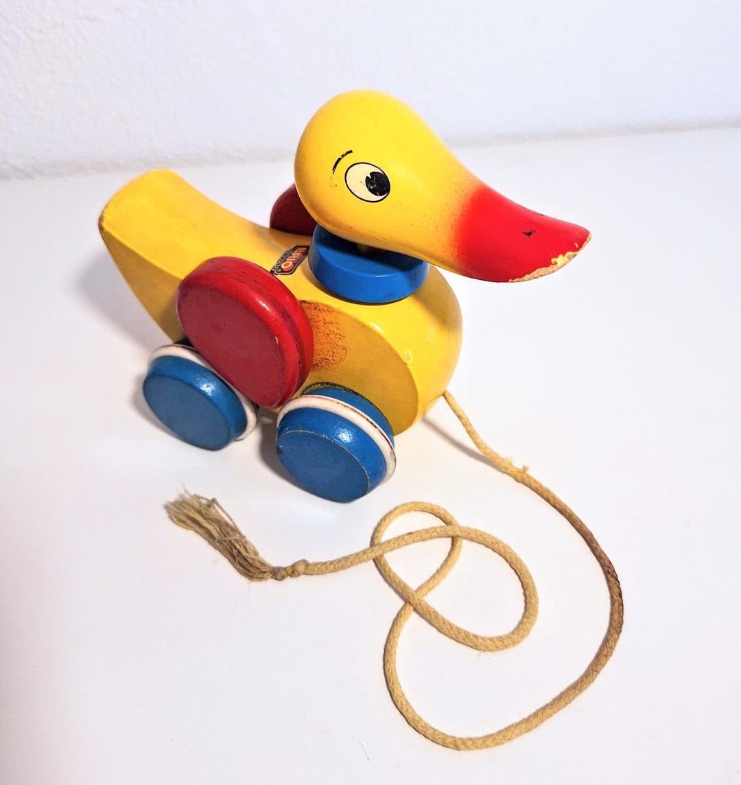Vintage Brio Wooden Duck – Collectible Swedish Pull-along Duck With ...