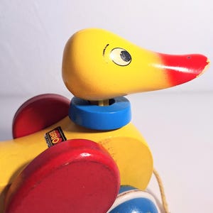 Vintage Brio Wooden Duck – Collectible Swedish Pull-along Duck With ...