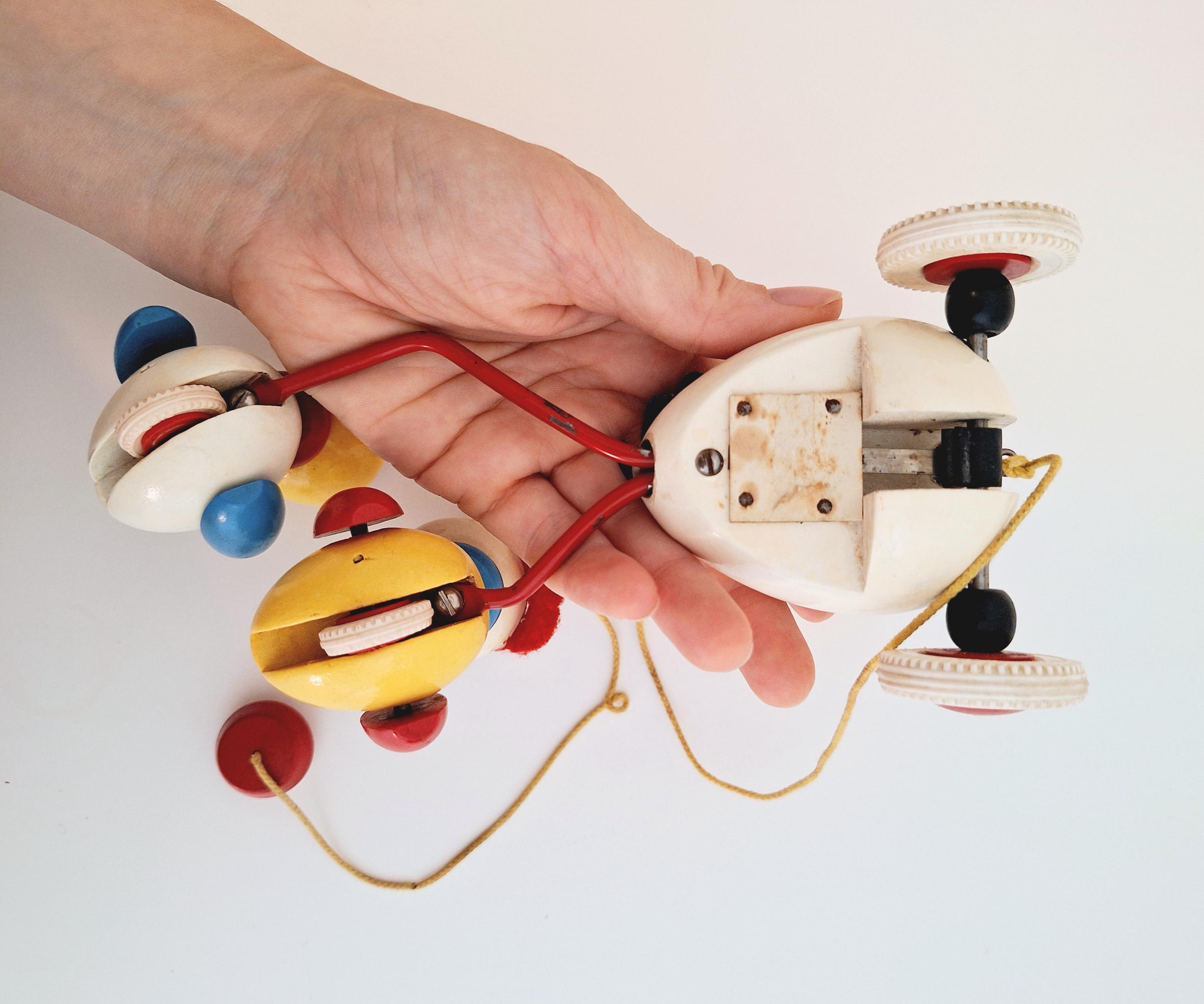 Mid-century Brio Duck Family Pull Toy – Collectible Swedish Wooden ...