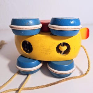 Vintage Brio Wooden Duck – Collectible Swedish Pull-along Duck With ...