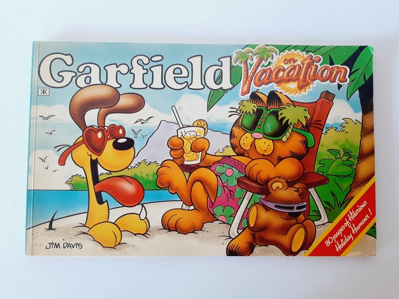 Vintage Garfield Comic Books - Jim Davis Cartoons - 80s/90s - Etsy