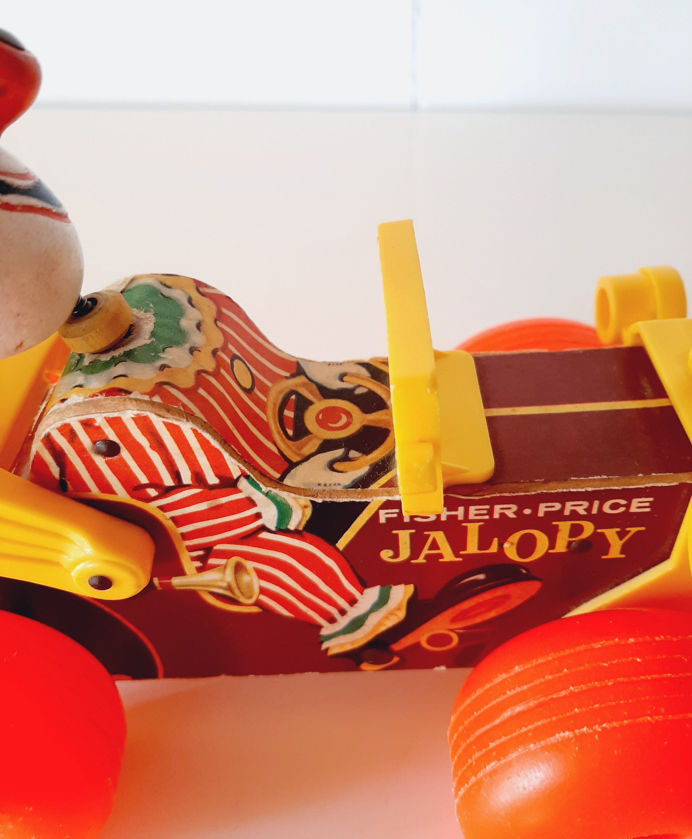 Fisher Price Jolly Jalopy 724 1965 Pull Toy Vintage Clown - Etsy
