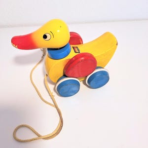 Vintage Brio Wooden Duck – Collectible Swedish Pull-along Duck With ...