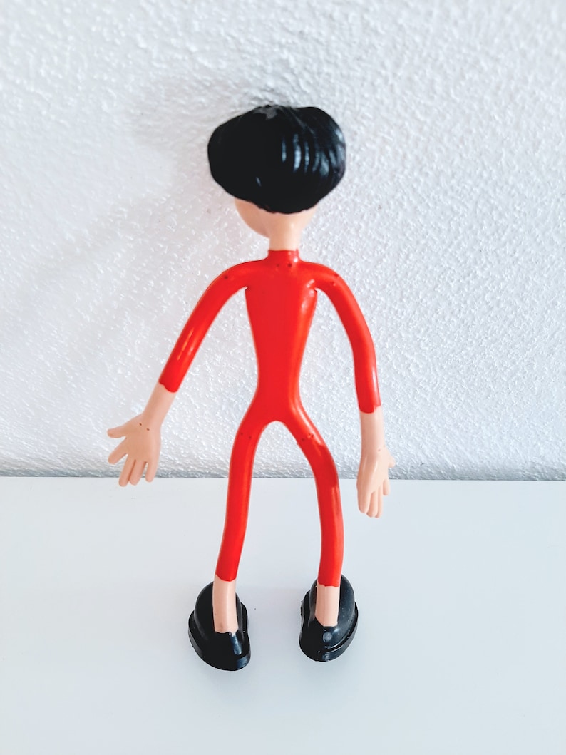 Schleich Bendy Figure Red Max & Moritz Character Vintage Bendable ...