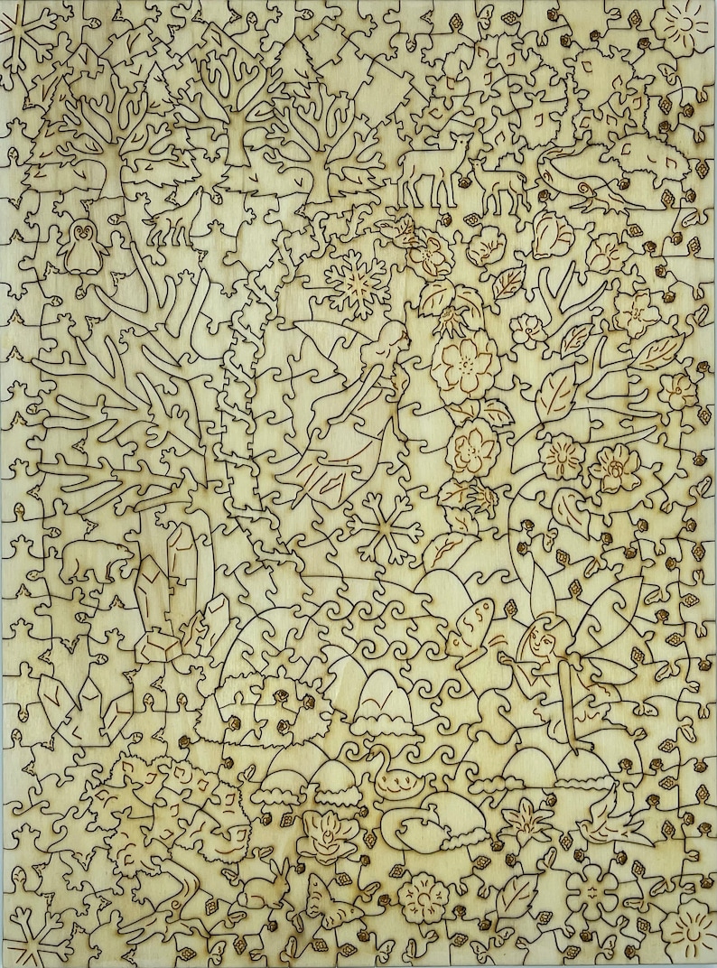 Personalized Wooden Jigsaw Puzzle, Custom Photo Puzzle, Print on Wood ...