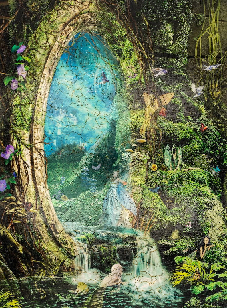 The Swift of Spring Portal Wooden Puzzle: Double-sided, 470 Pieces, 11. ...