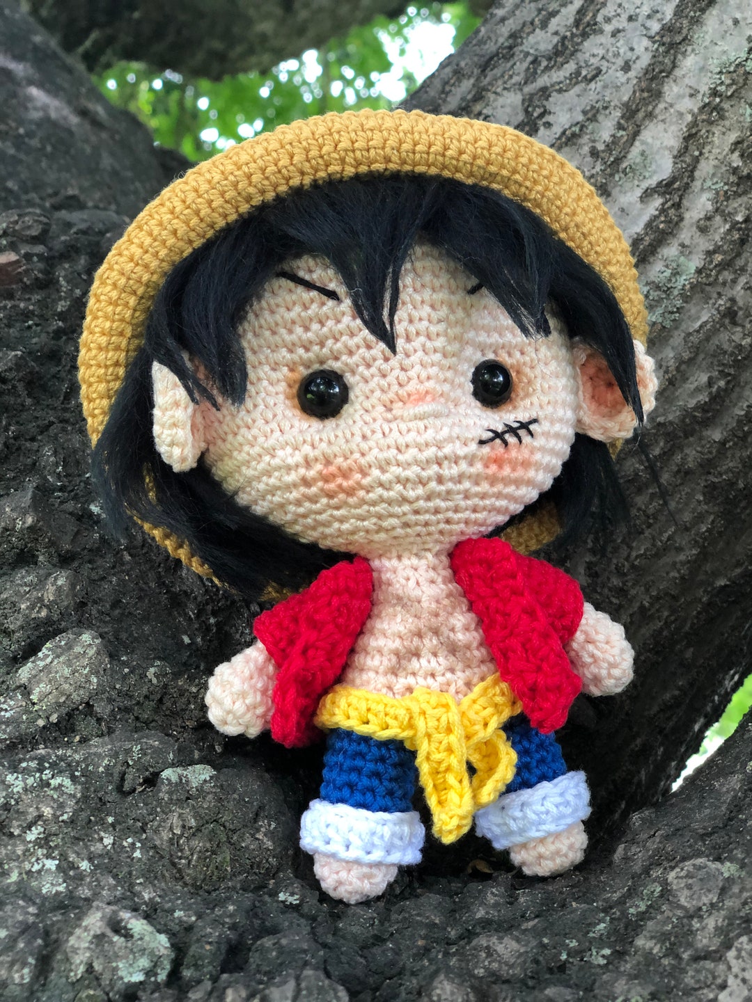Monkey D Luffy Crochet/amigurumi - Etsy