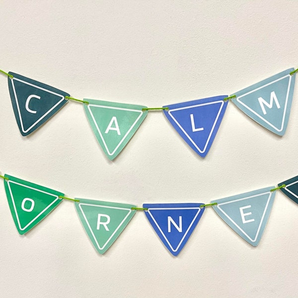 Turquoise Banner - Etsy