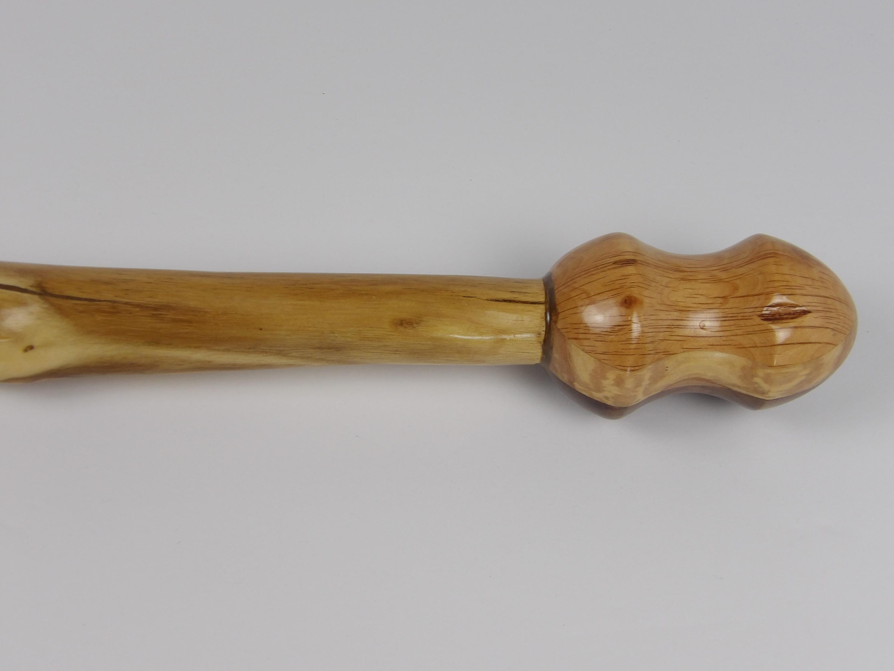 Black Locust Walking Stick: Twisted Wood, Black Walnut Topper - Etsy