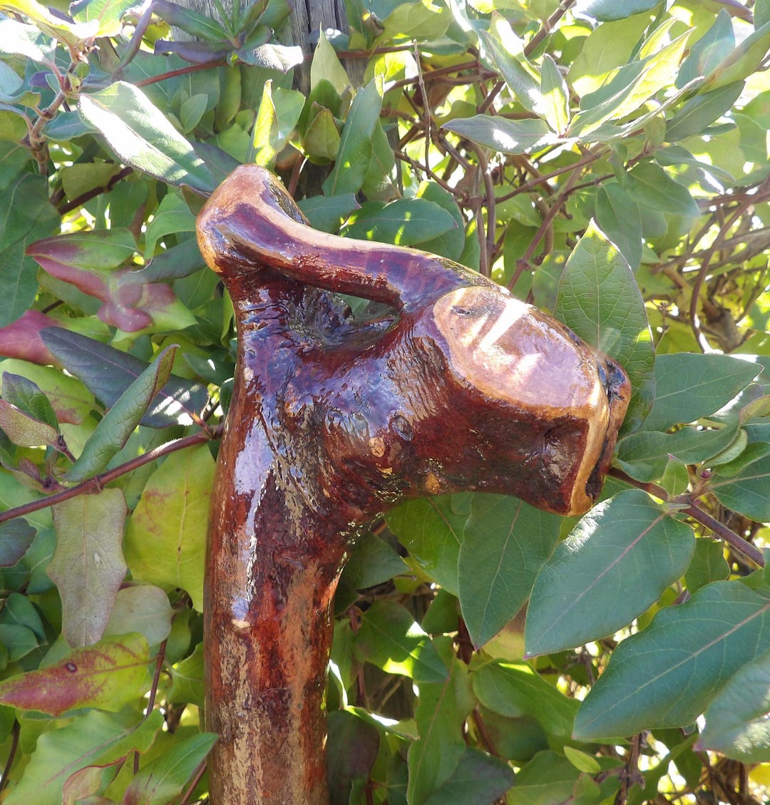 Maple Wood Hand Crafted Walking Stick Unique Unusual Wizard Stick Tall ...