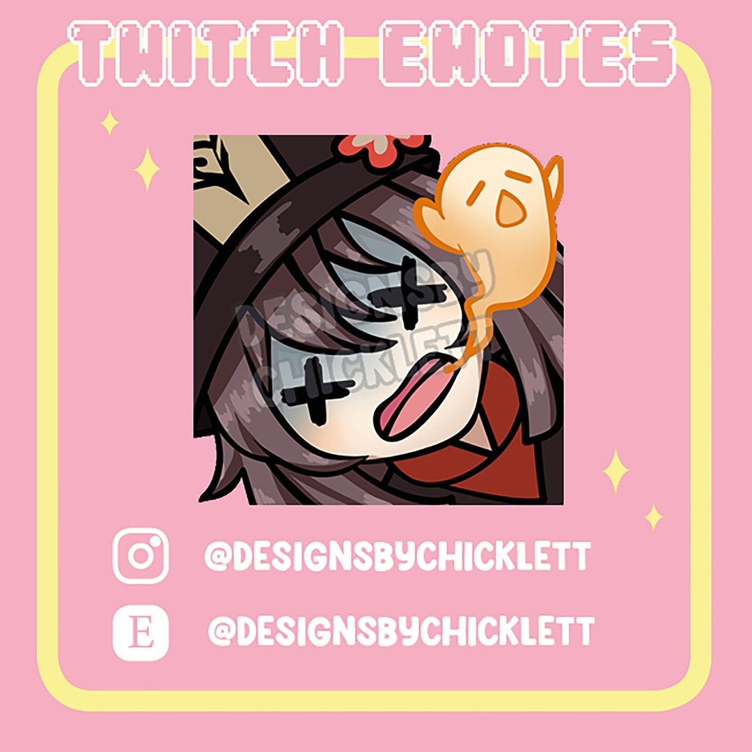 Genshin Impact Hu Tao Dead Inspirierte Emote Für Twitch Streamer ...