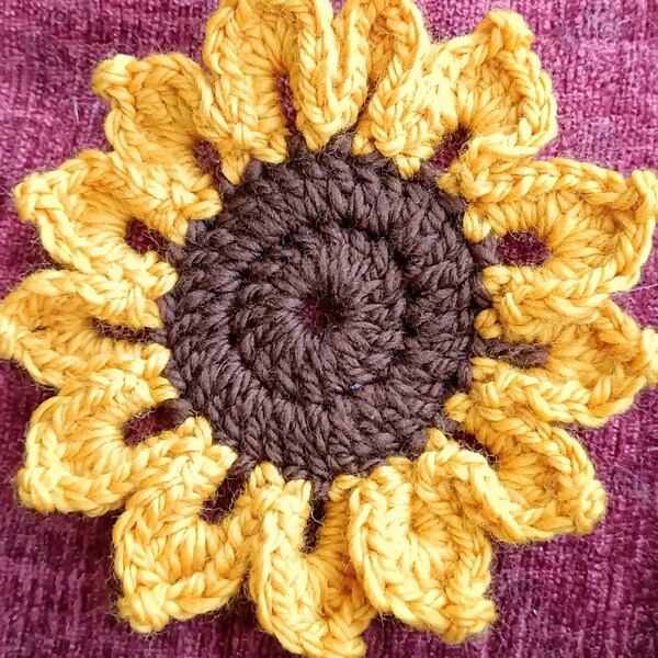 Sunflower Applique - Etsy