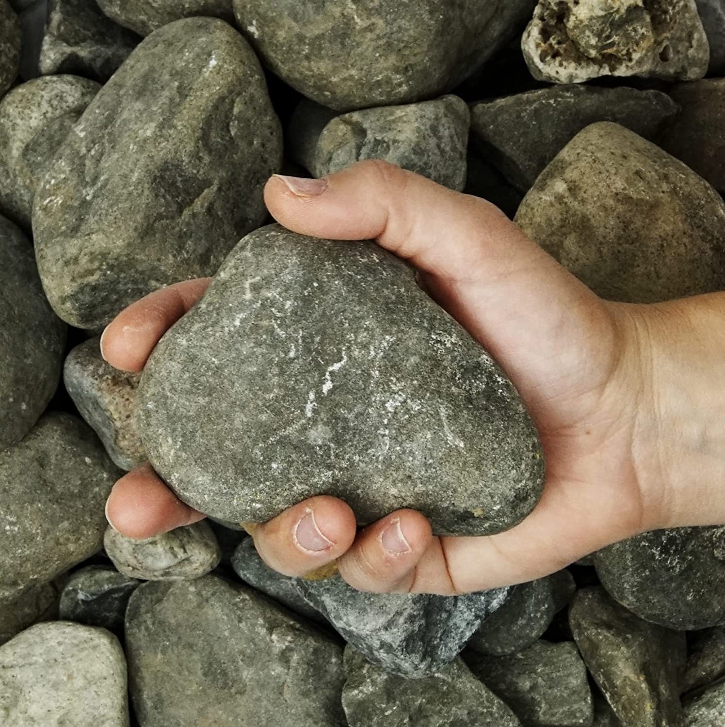 Peach Country Delaware River Rock, Decorative River Rock Stones ...
