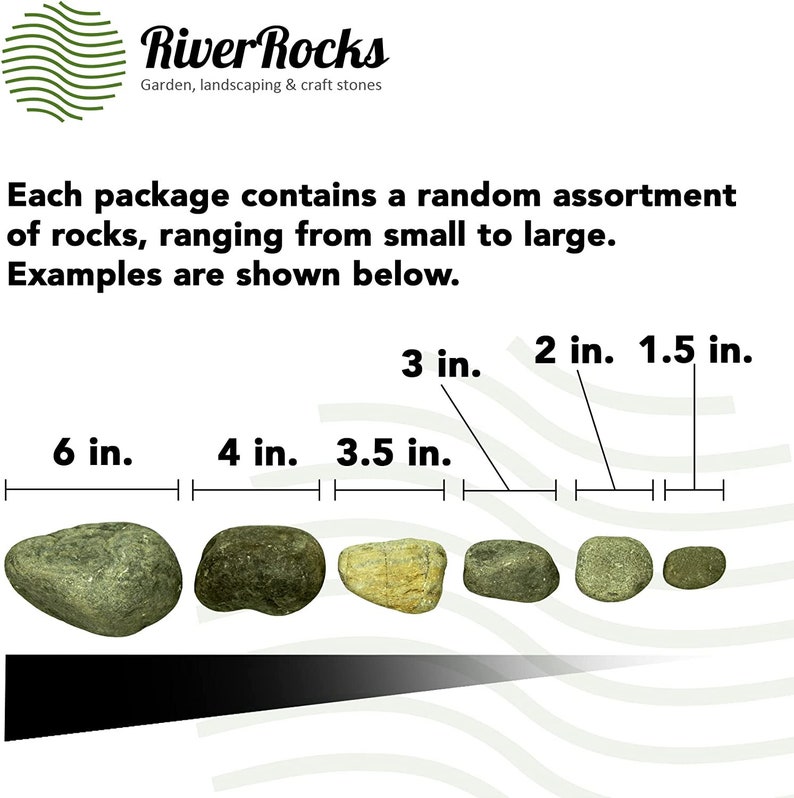 Peach Country Delaware River Rock, Decorative River Rock Stones ...