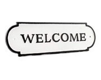 Iron Welcome Sign - Etsy