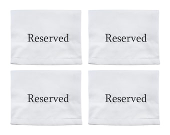 Fabric Pew Reserved Sign - Etsy