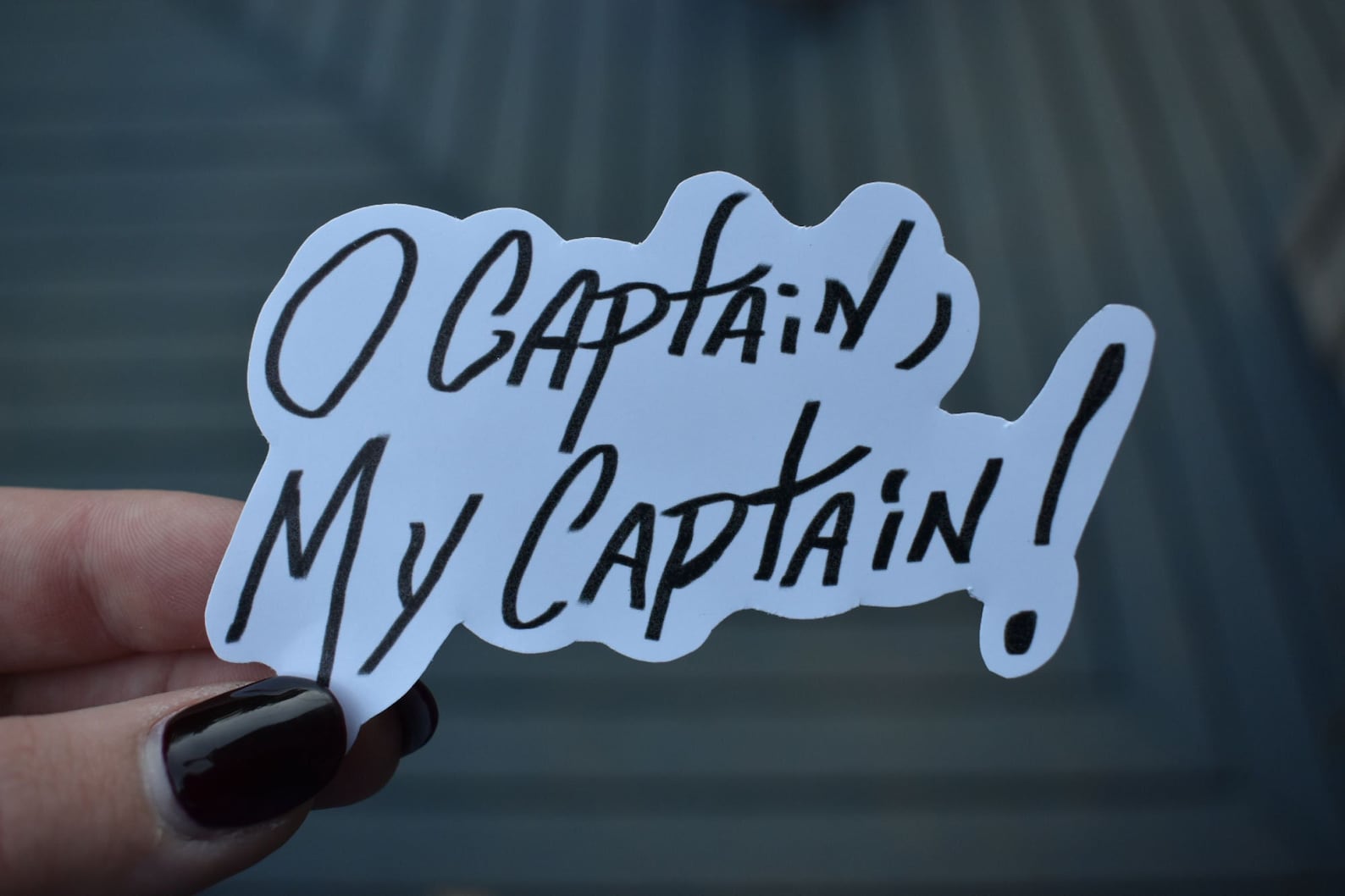 Dead Poets Society Sticker| O'captain My Captain Sticker| Waterproof ...