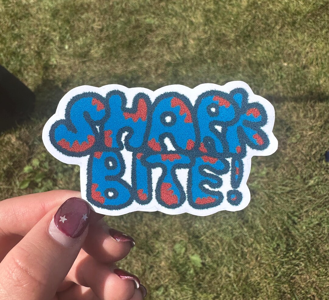 Shark Bite Sticker| Shark Sticker| Sticker| Aquatic Animals| Aquarium ...