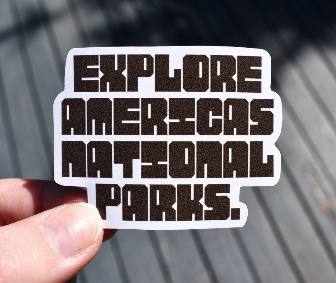 Explore America's National Parks Sticker| National Parks Sticker ...